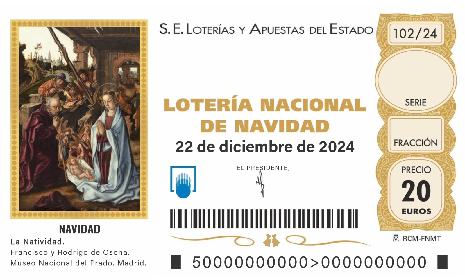 Lotería de Navidad 2024 - hermandaddelaresurreccion.com